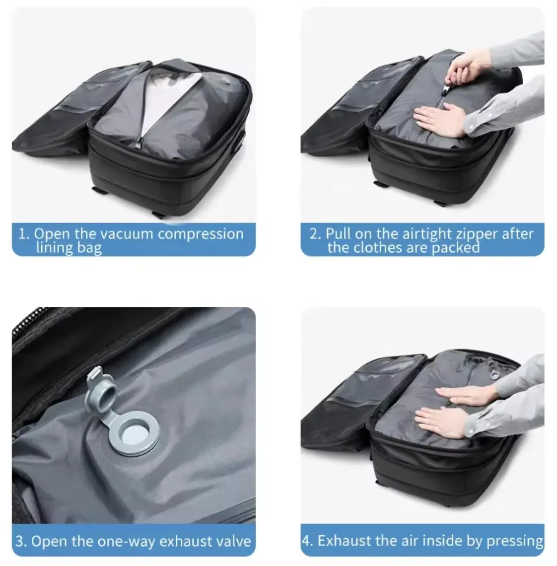 Maxoner Stock Waterproof Anti-Theft Custom USB School Backpack