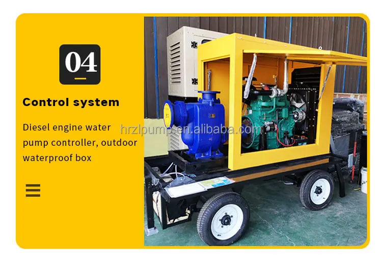 High Flow Centrifugal Dewatering Smart Sewage Water Industrial Diesel ...