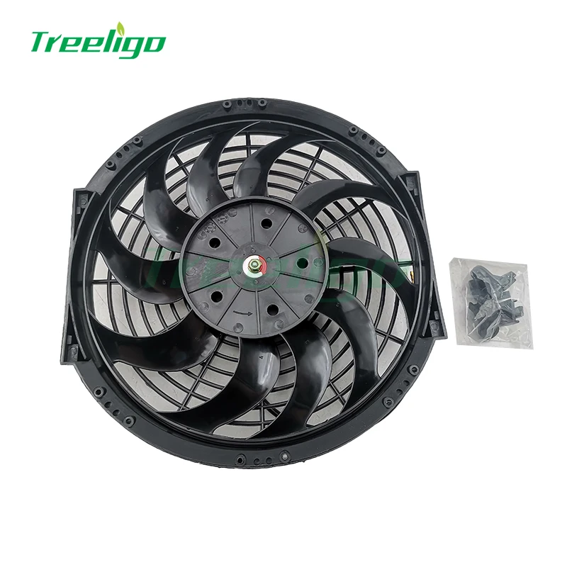 Electric Cooling 12v 24v Cooling Fan Auto Air Conditioning Systems 14 ...
