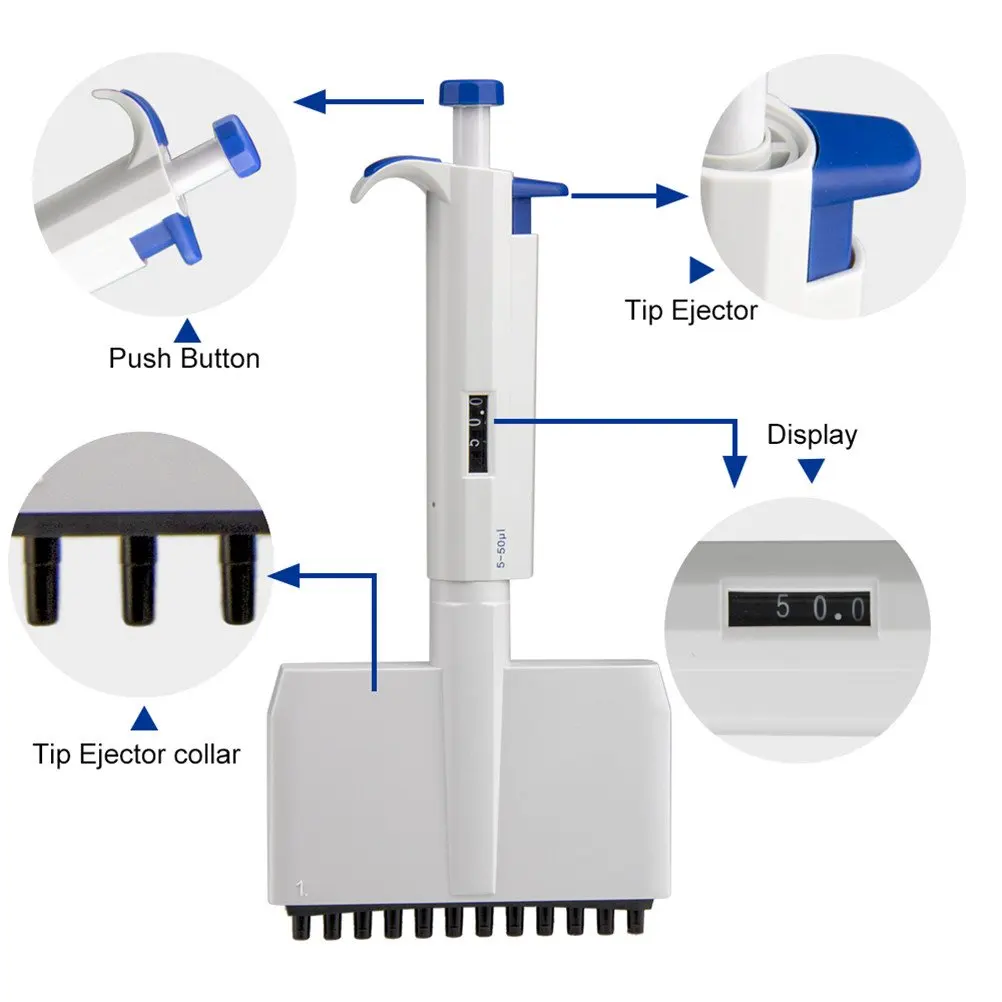 Micro Pipette 0.5ul to 1000ul - Precision and Reliability