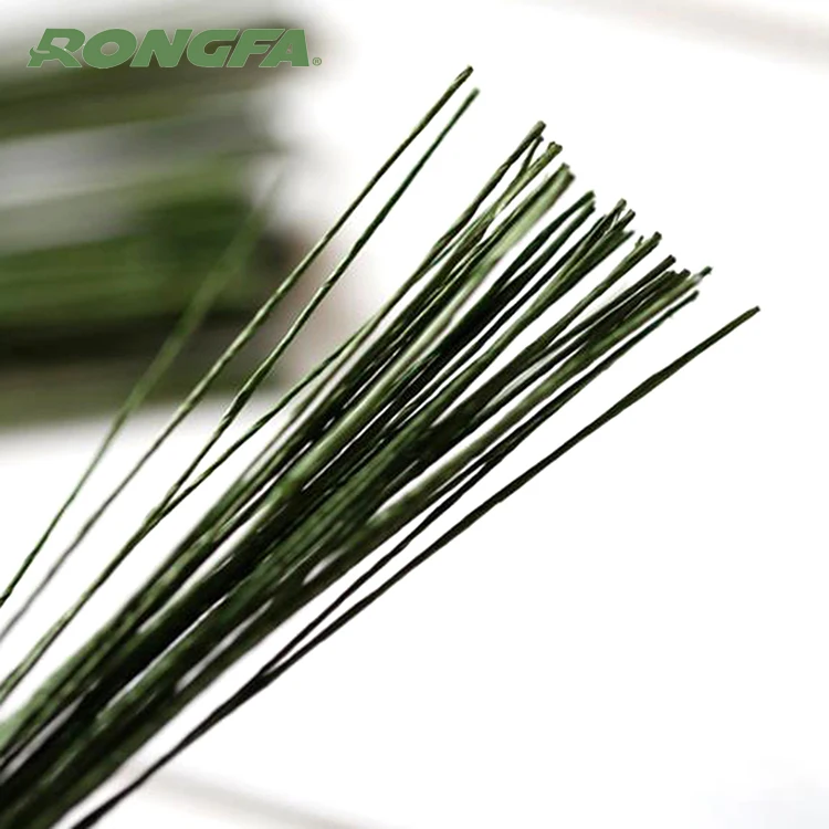 RONGFA 18 Gauge Green Floral Wire - Perfect for DIY Crafts