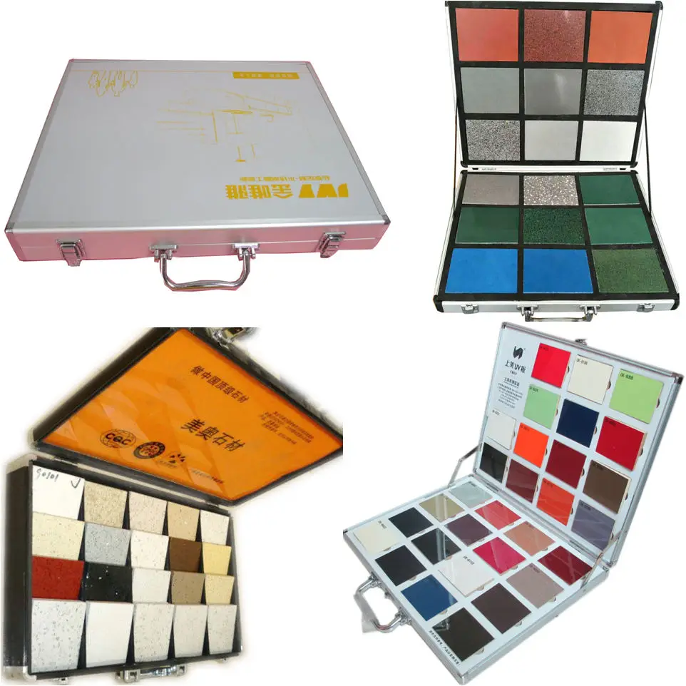 Aluminium Marble Stone Sample Display Case Quartz Sample Show Kit ...