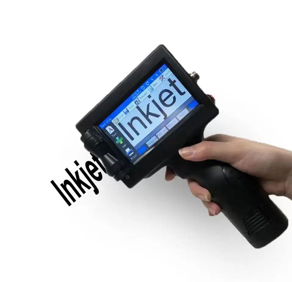 Handheld Inkjet Printer Touch Screen Pocket Marking Device for All ...