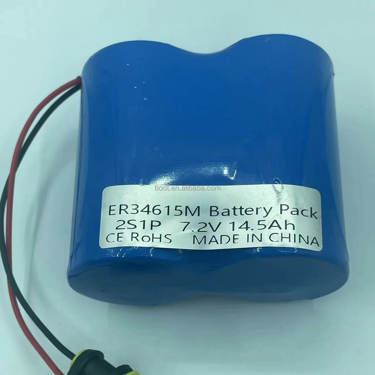 ER34615M Primary Lithium Thionyl Chloride 3.6V 14.5Ah Primary Lithium Battery for Alarm and ...