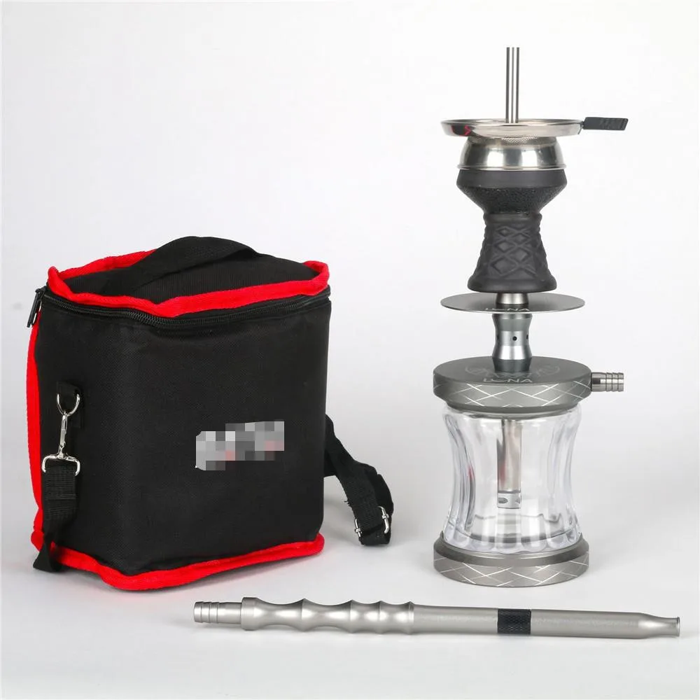 Mini Hookah Portable Car Hookah Small Size Aluminum Traveling Shisha ...