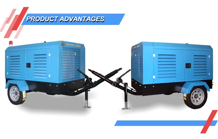 Mini Industry Compressor Electrical Powered With Commis Engine 41kw Air ...