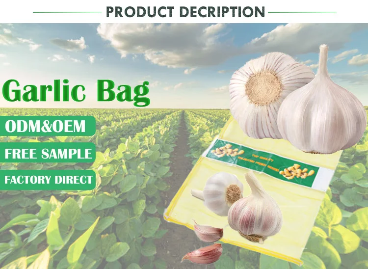 Purple Color 50kg Pe Garlic Mesh Bag Packing 60*98cm For South America ...