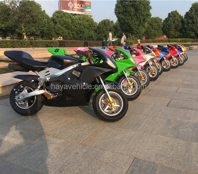 49cc Mini Moto Pocket Bike with Front LED Lights - HAYA