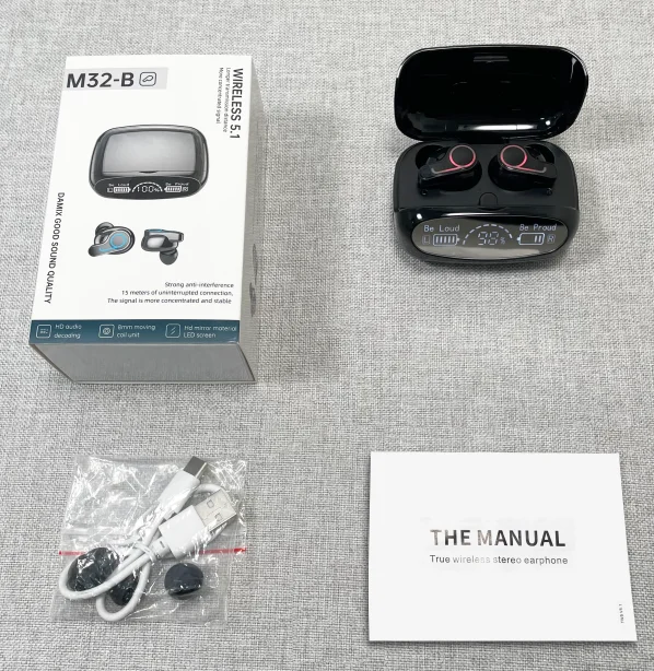 M32 Bt5.1 Headset Wireless Headphones True Wireless Tws Earbuds ...