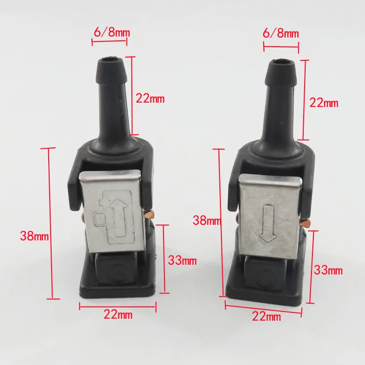 6/8m Tubing Hose Adapter Motorboat Accessories Pipe Connector Yacht ...