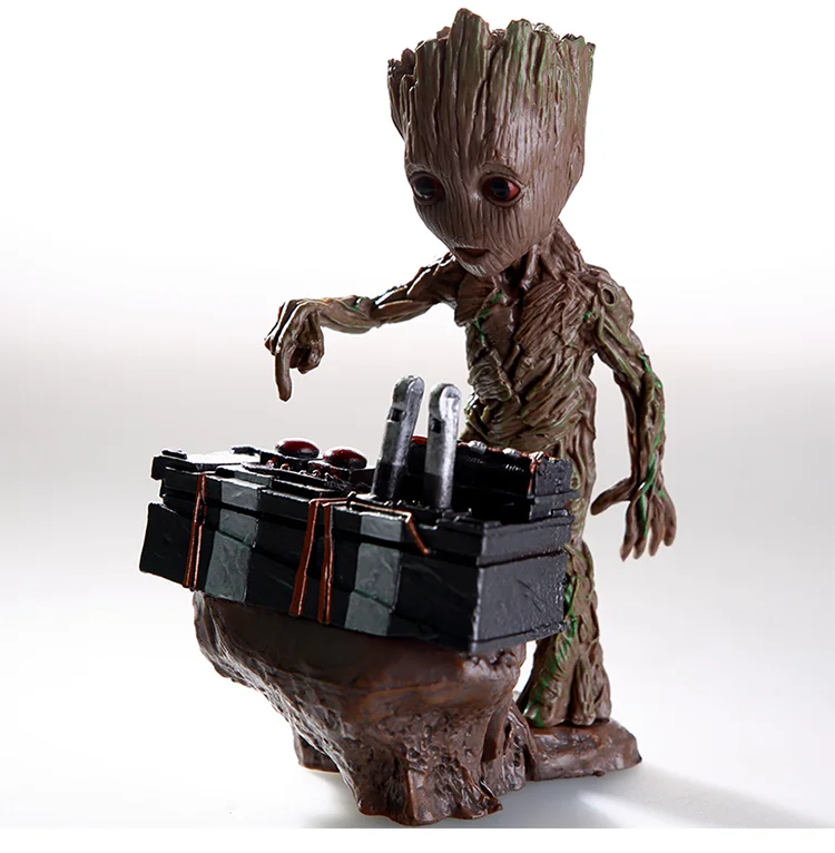 Tree Man Groot Cartoon Characters Pvc Action Figure Collectible Model ...