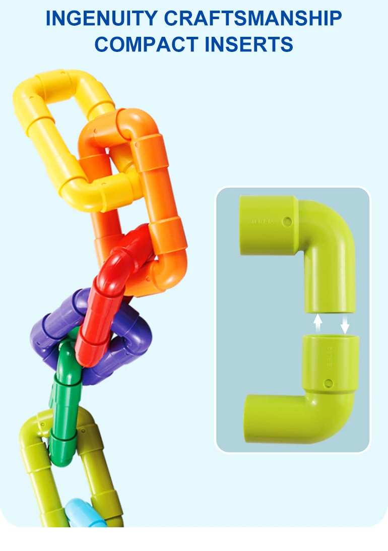 Wholesale Educational Diy Assembly Water Pipeline Block Toys Set Pipe ...