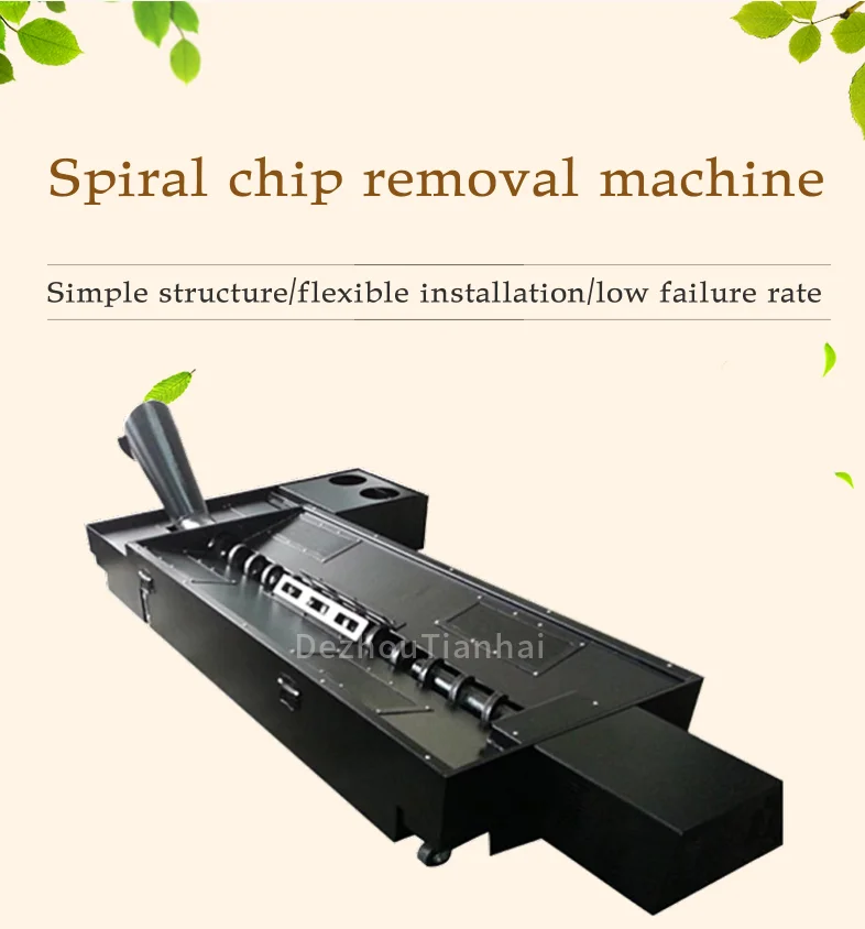 Customized Cnc Chip Conveyor Spiral Type Chip Conveyor - Buy Scraper ...