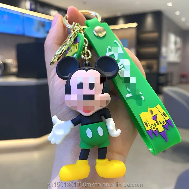 New Arrival 3D PVC Creative Anime Keychains Students' Bag Pendant Cute ...