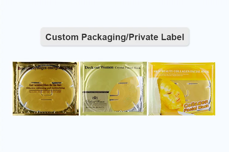 OEM Organic Crystal Hydrogel Collagen Functional Facial Mask ...