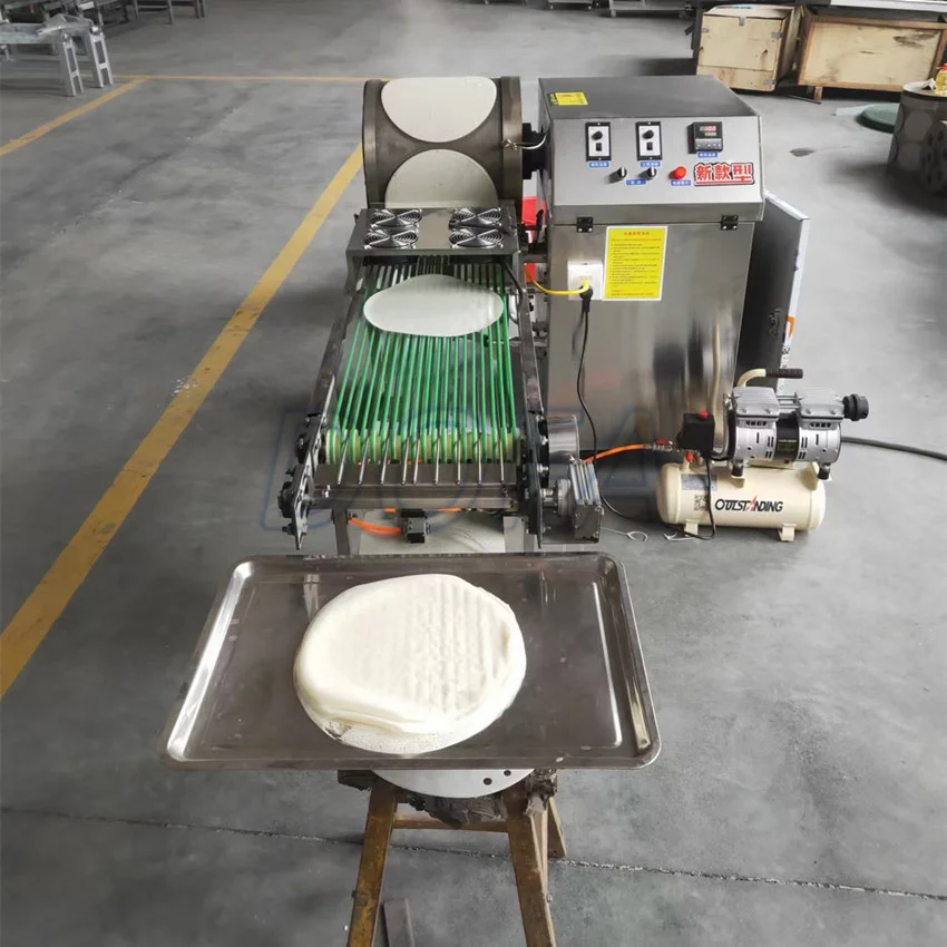 Gas Heating Automatic Samosa Pastry Sheet Maker Roti Lumpia Wrapper ...