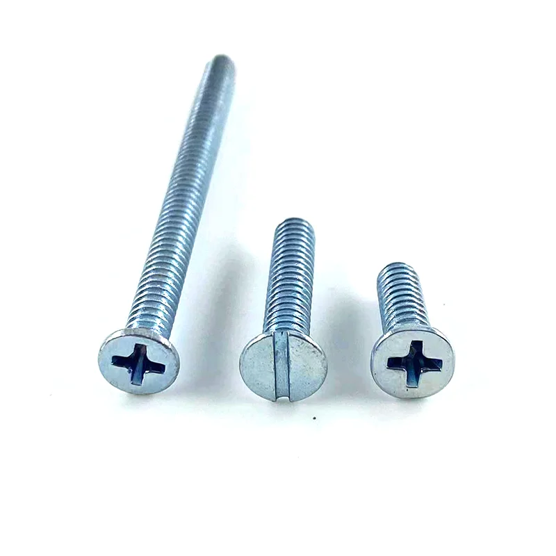 2024 Fasto Brand M6 M8 M10 Carbon Steel Flat Head Cross Recess Philips ...