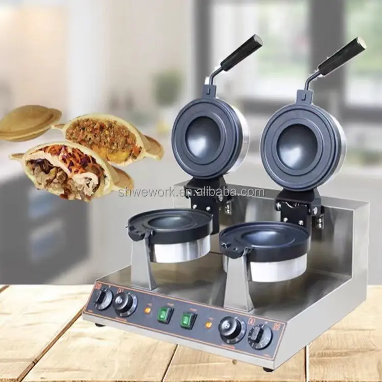 Wework Commercial Ice Cream Hamburger Waffle Machine