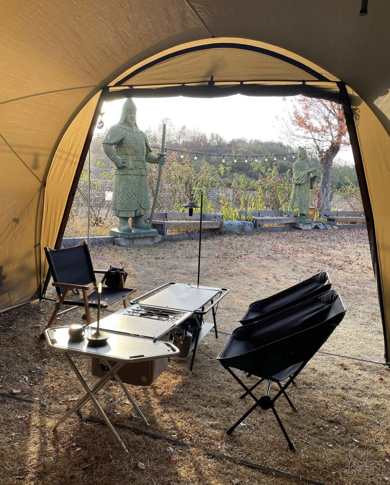 Outdoor Tube Tent Shelter Dome Beach Climbing Tent Extended Shape New ...