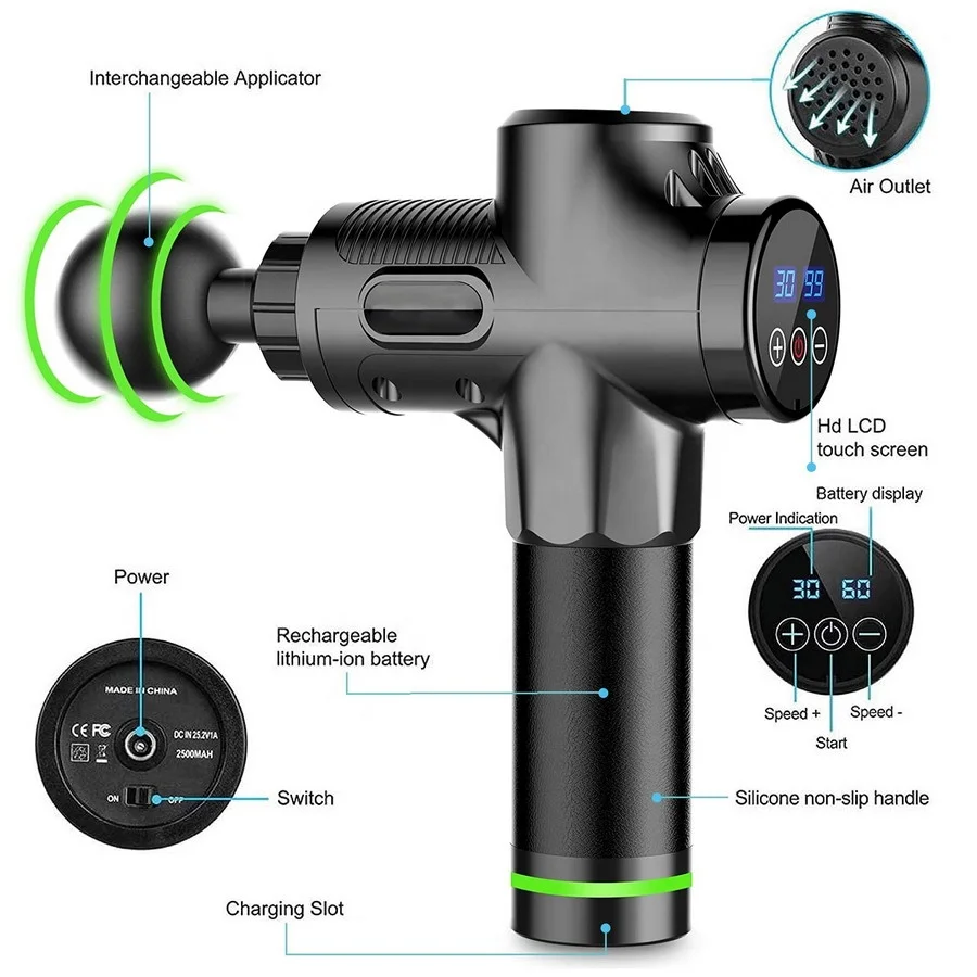 30 Modes High Frequency Massage Gun for Muscle Relaxation