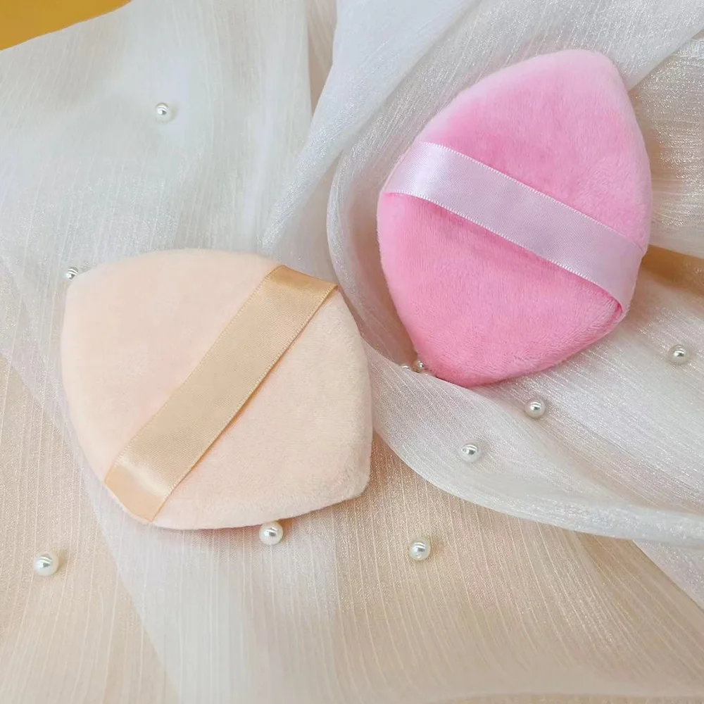 Luxury Diamond Shape Makeup Powder Puffs with Custom Logo