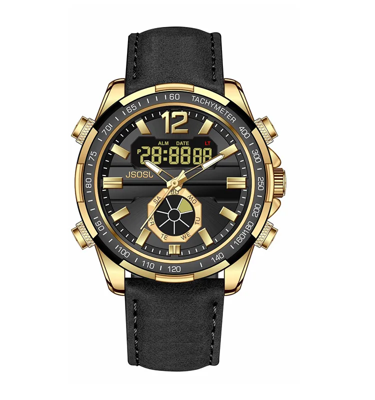 2023 Jsosj's Popular 3atm Waterproof Lcd Digital Display Movement Men's ...