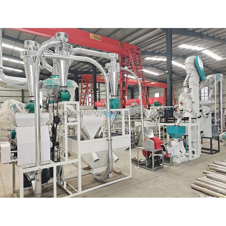 Small Wet and Dry Flour Mill Grinding Mill for Wheat Corn Maize Grain Mill