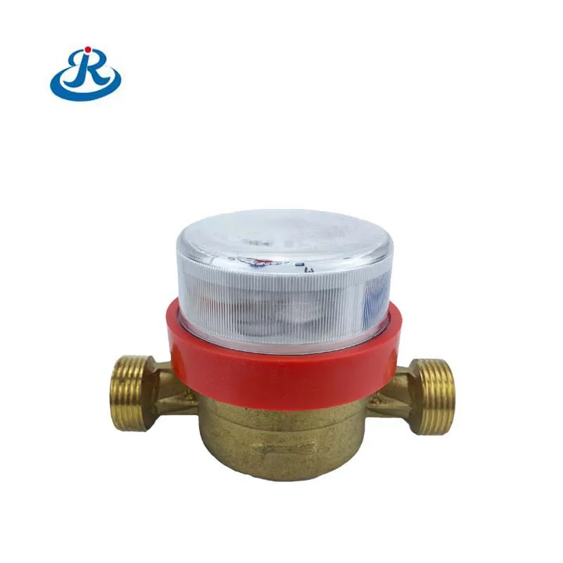 Single-Jet DN15mm Brass Mechanical Flow Meter Practical Photoelectric ...