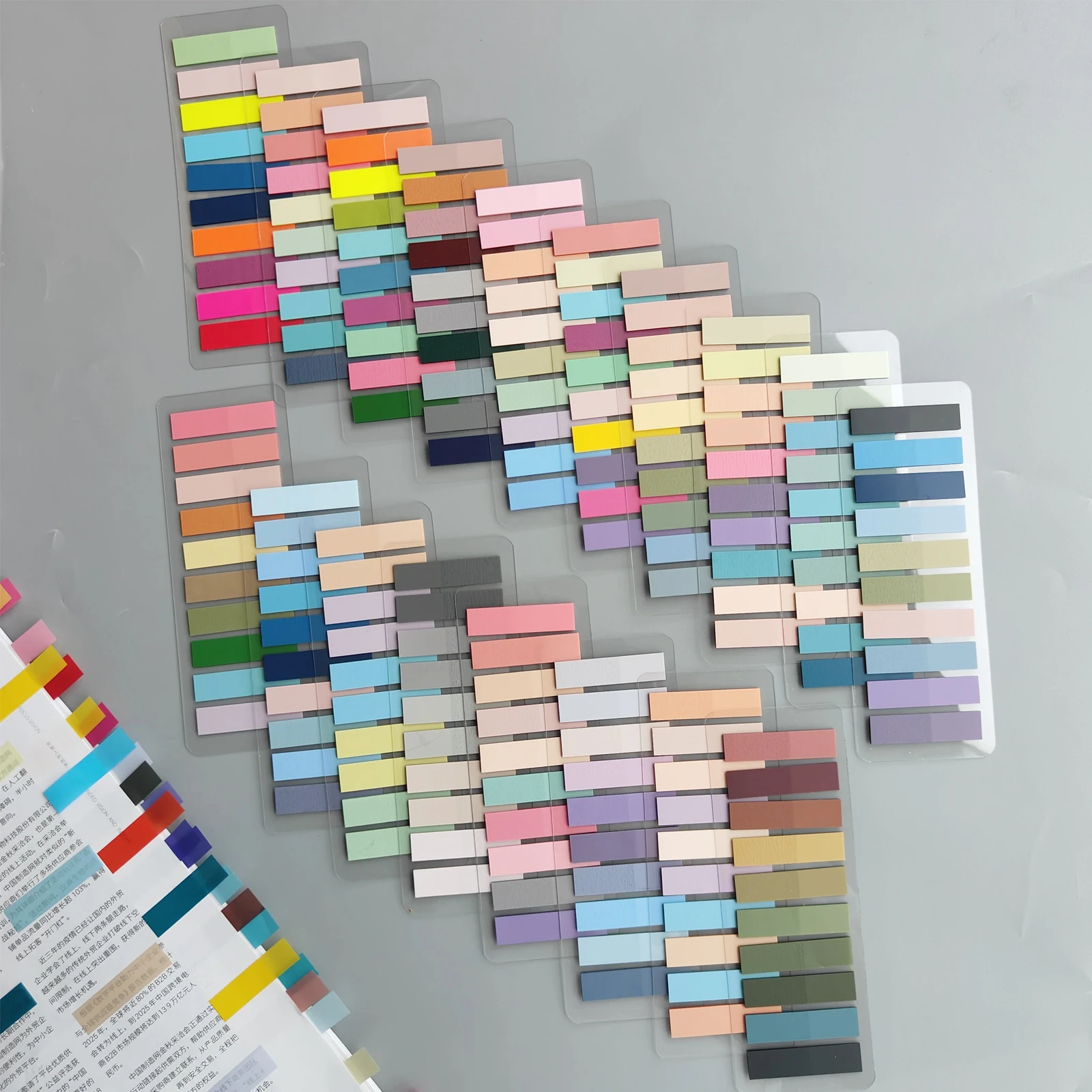 Customize Transparent Sticky Notes Self-Adhesive Book Marker Annotation ...