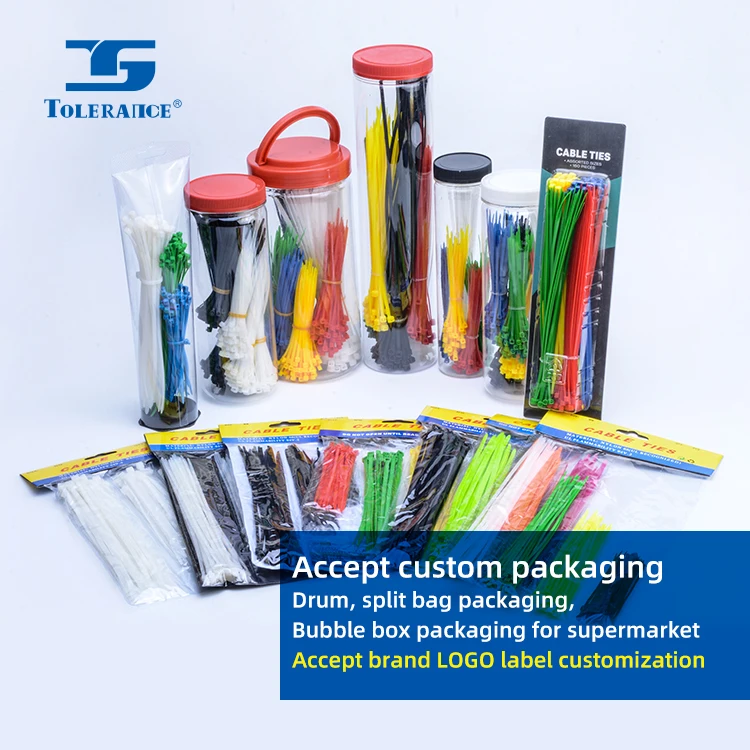 Standard Self-locking Nylon66 Metal Detectable Plastic Cable Tie Wraps ...