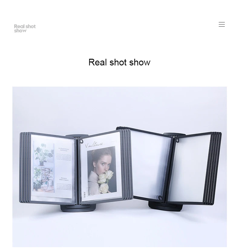 Wall Mounted Desk Model Flip Poster Display Backdrop Stand Advertising ...