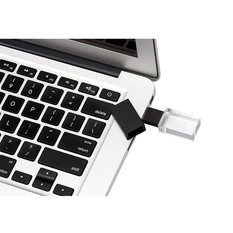 Customized Glass Crystal Usb 8gb 16gb 32gb Wedding Gifts Flash Drive ...