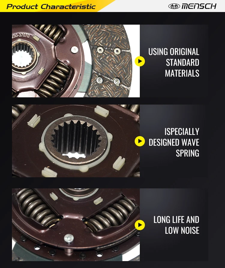 High Quality Clutch Disc for Toyota Land Cruiser 31250-37070