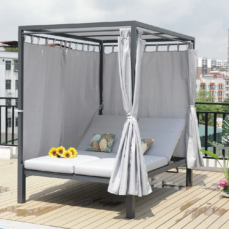 Oem Odm Modern Luxury Beach Pool Day Beds Exterior Height Adjustable ...