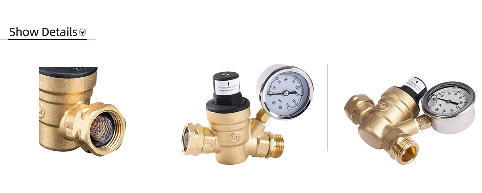 3/4"threaded RV Water System Adjustable Pressure Regulator