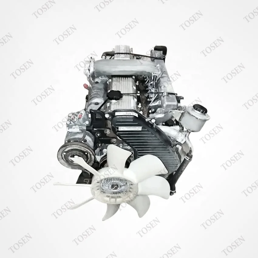 Brand New 6 Cylinder Long Block Engine Assembly 1Hz for Toyota Land ...