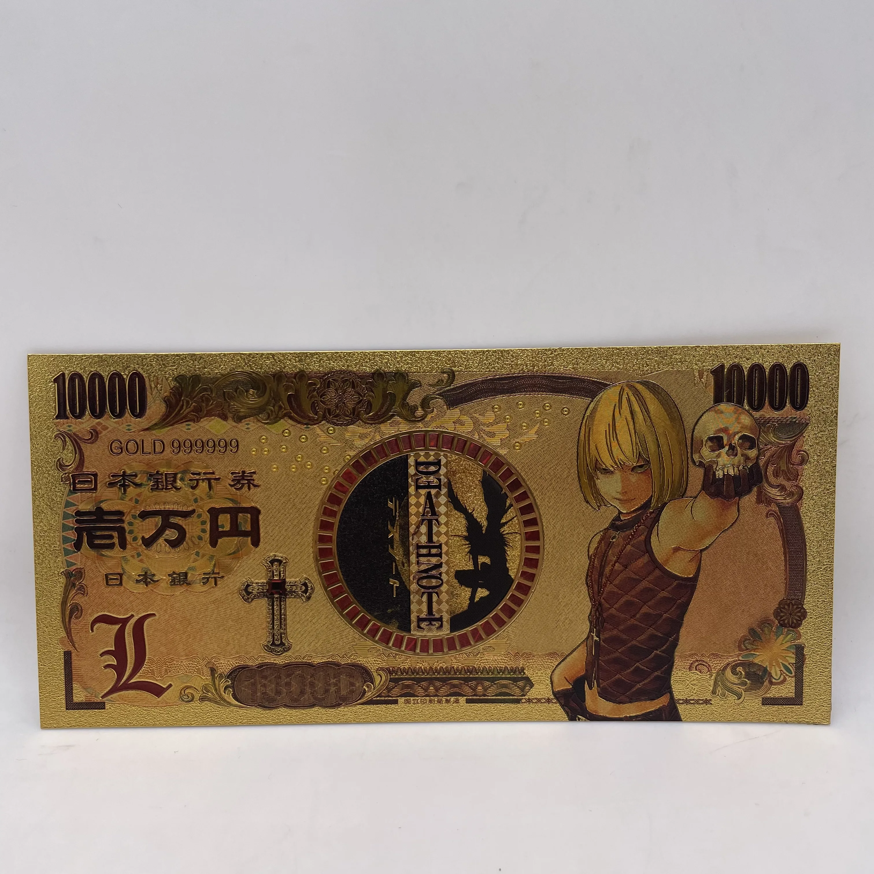 8 Designs Anime Designs Death Note Yagami Light Misa Amane Gold ...