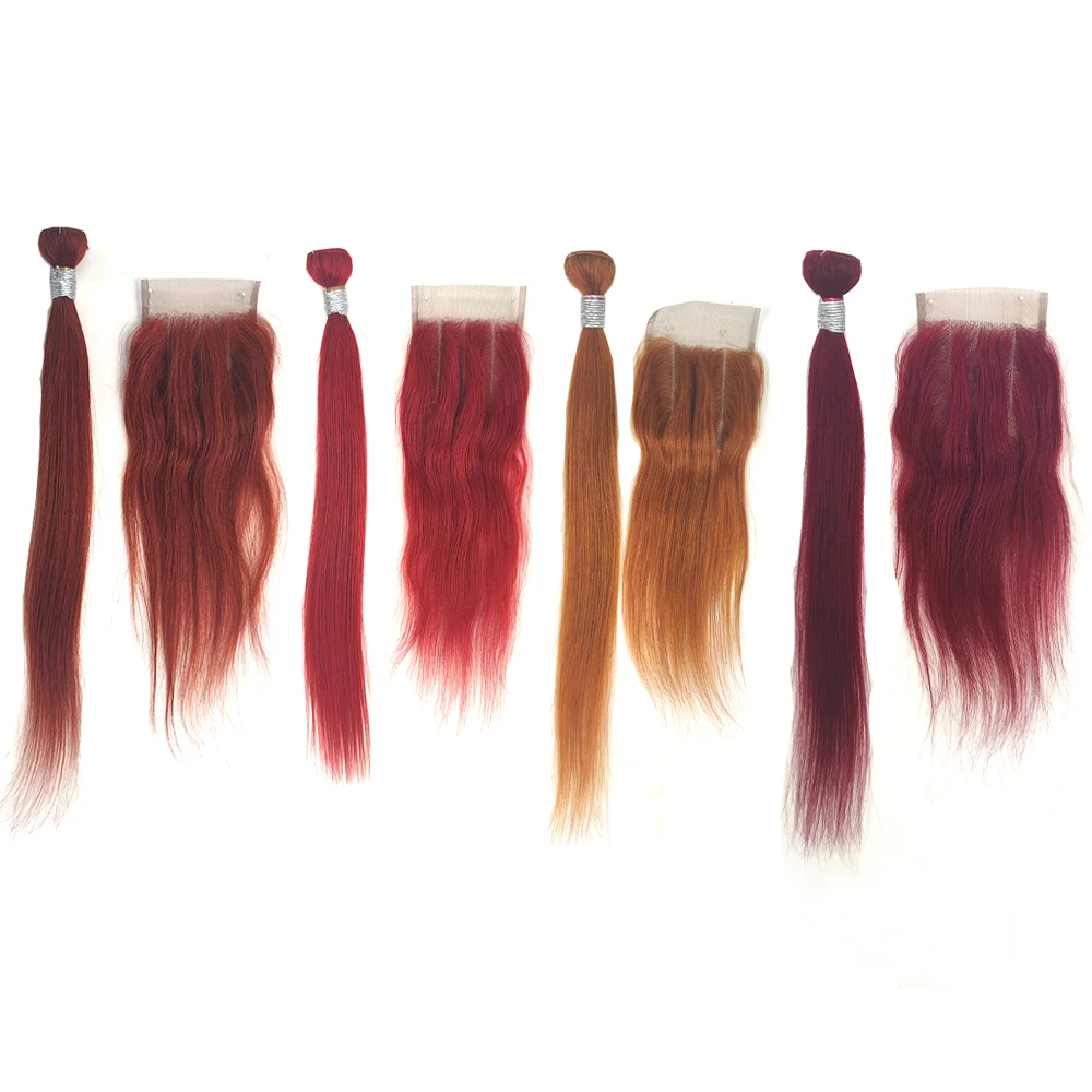 4+1 Packet Human Hair Meche Humain Bresilienne Curly Cuticle Aligned ...