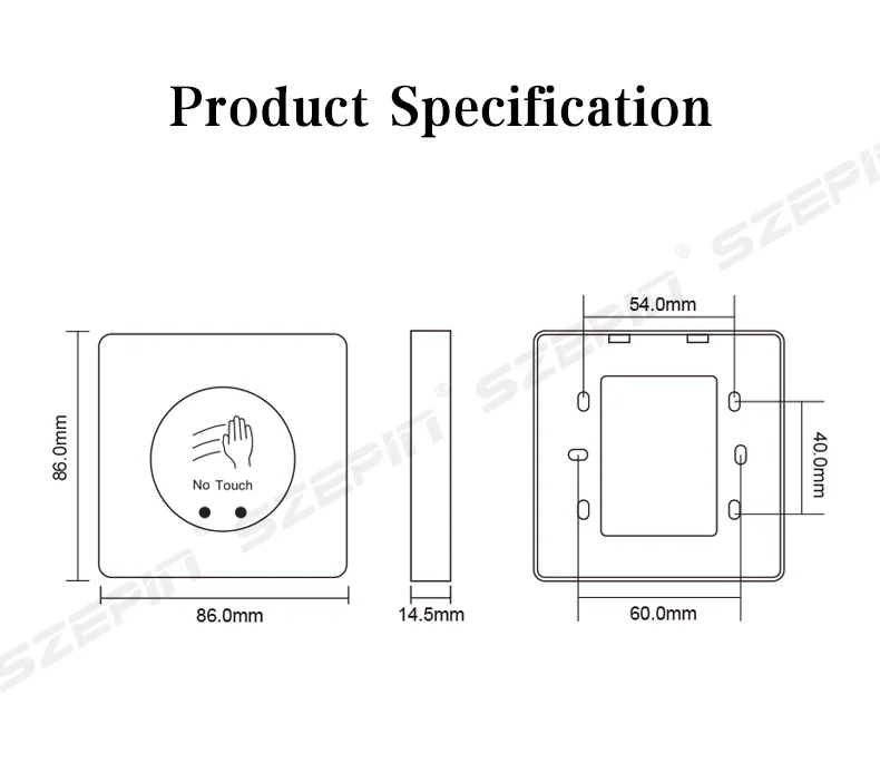 Hand Wave Sensor Switch Contactless Door Button| Alibaba.com