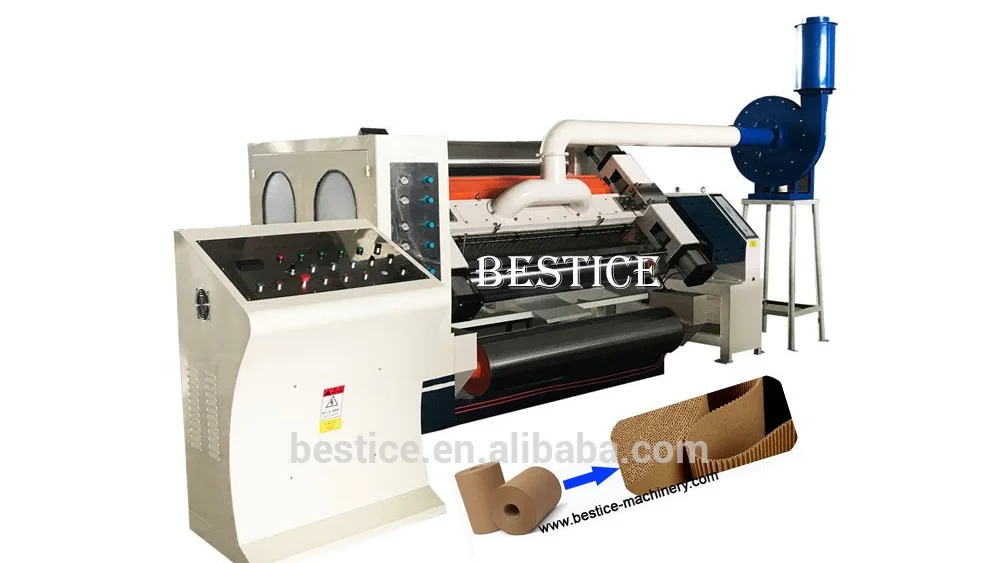Hot Single Face Carton Box Production Line Packaging Paper Corrugator ...