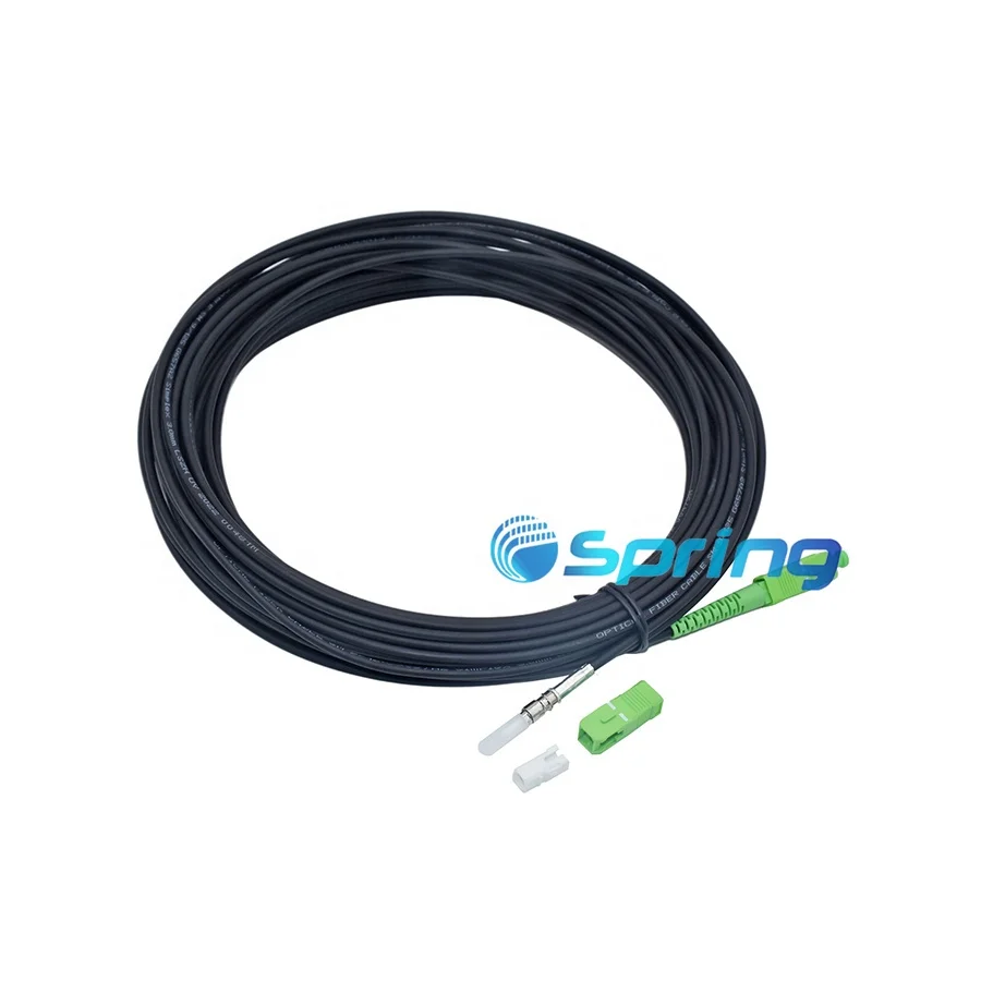 Fttx Sc Apc Ruggedized Pushed Pre-terminated Fiber Optic Drop Cable ...