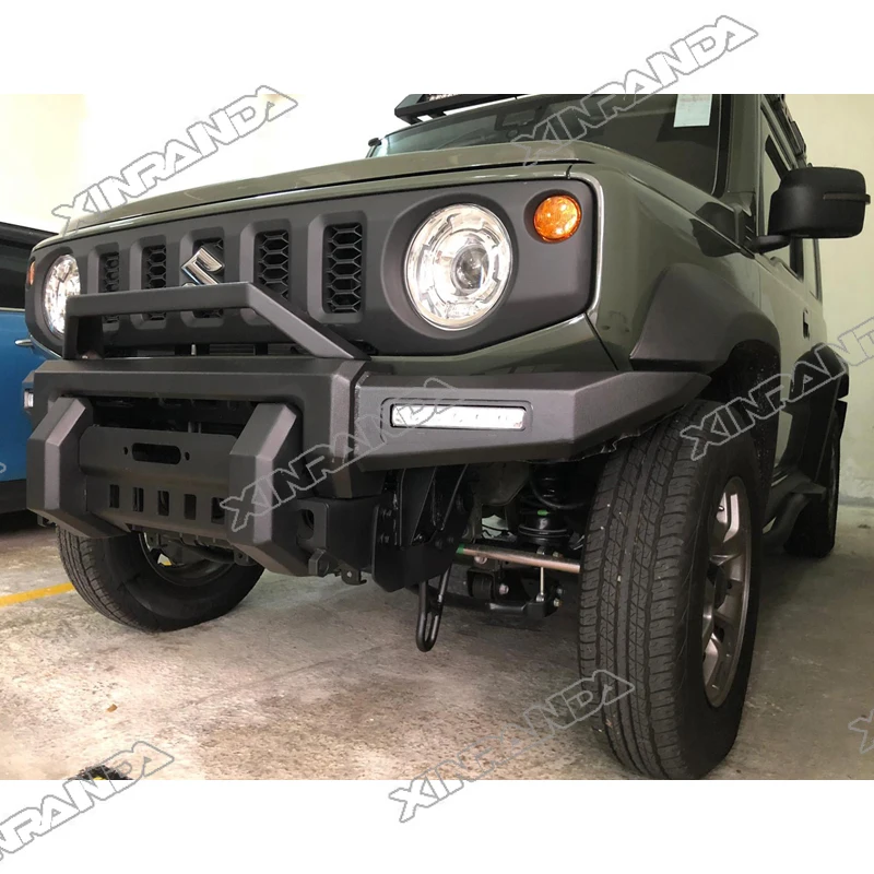 Jimny Bumper Winch - Durable Steel Front Bumper Upgrade