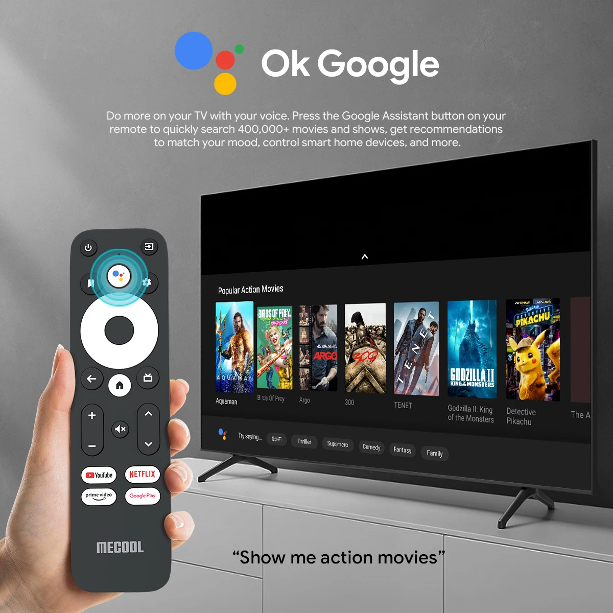 MECOOL Android TV Box KM2 Plus Deluxe - 4K S905X4 Smart Play