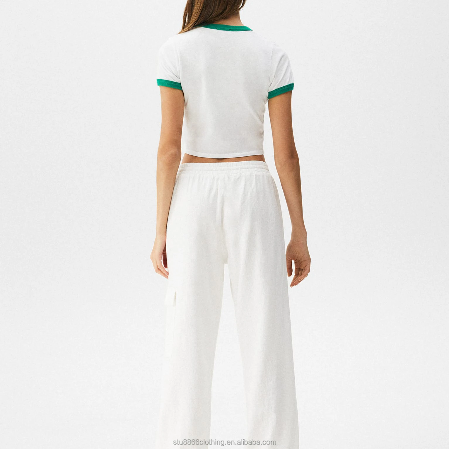 Shop Our Custom Cropped Fit Graphic Tee Cotton Crop T-shirts