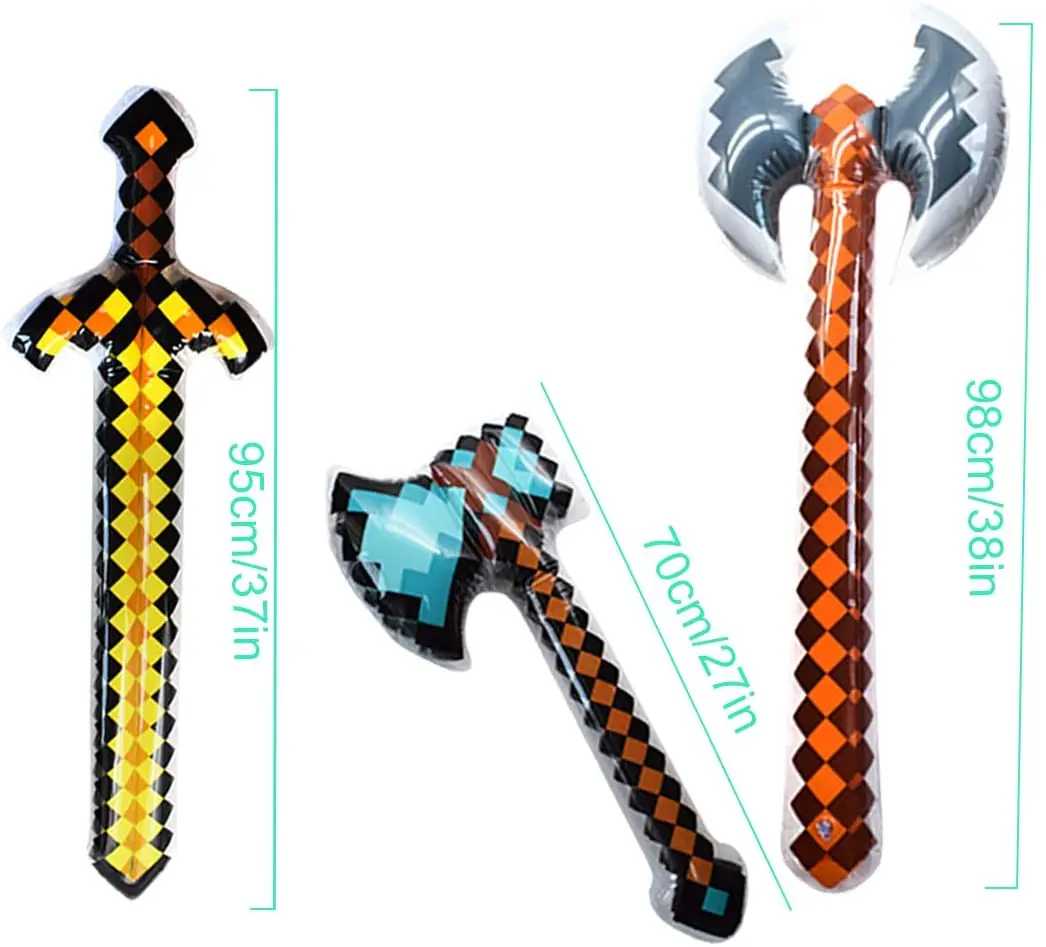 Halloween Party PVC Kids Inflatable weapon Toy Sword Inflatable axe ...
