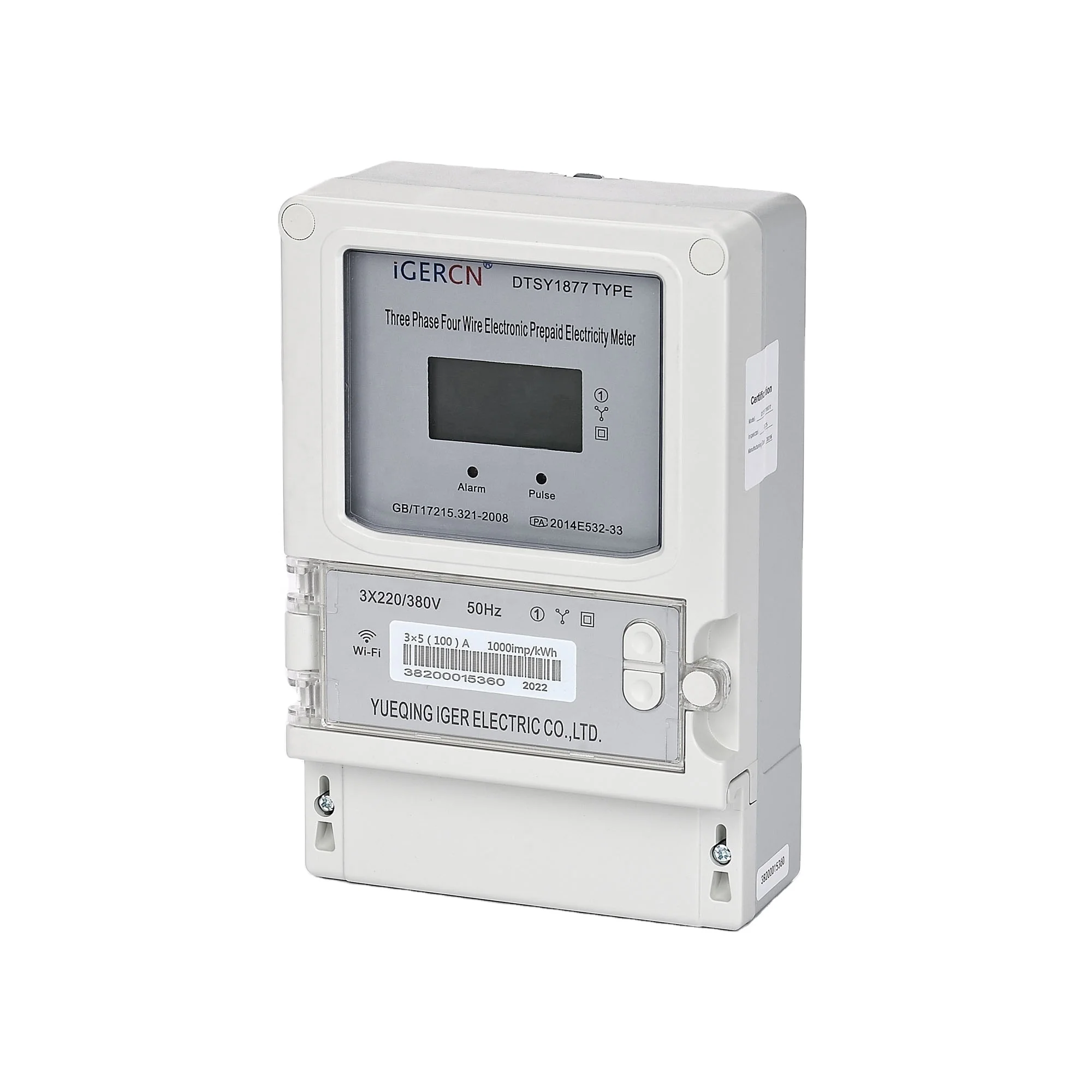 Alibaba.com: IGERCN DTSY1877 WiFi Smart Prepaid Electricity Meter ...