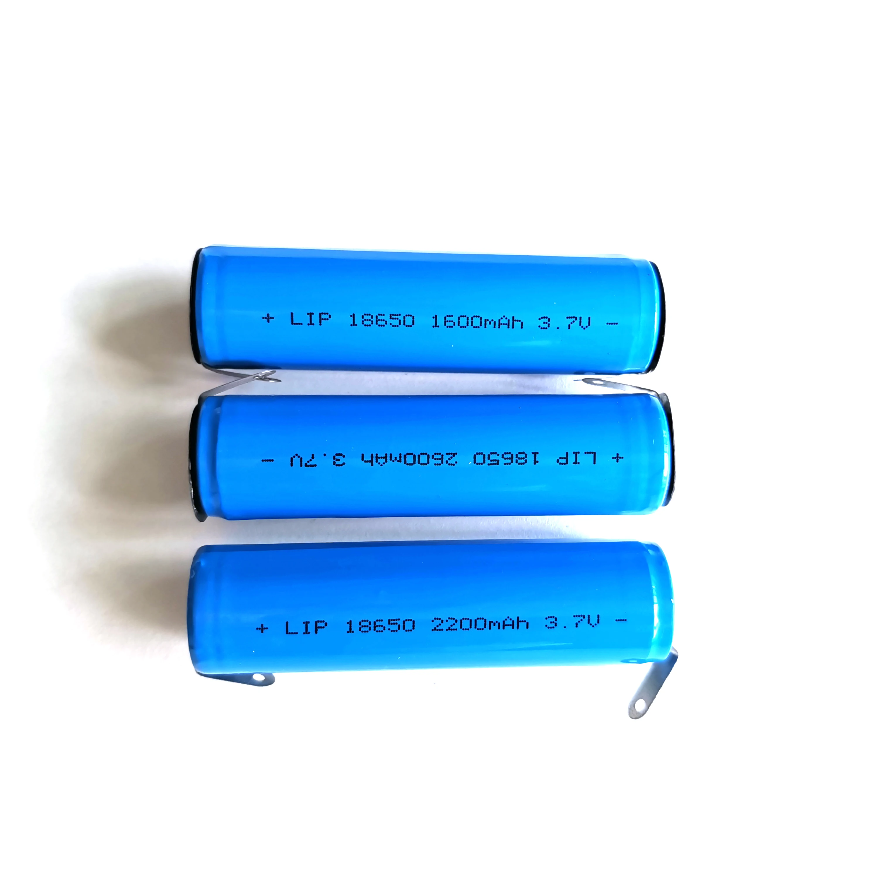 3.7v Lithium Battery 18650 2600mah Li Ion Baterai 2000mah 2200mah Cylindrical Rechargeable 18650 ...