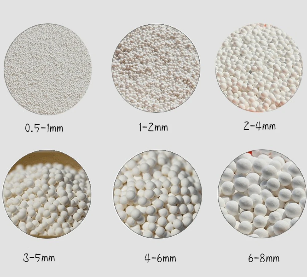 0.5-10mm Activated Alumina Ceramic Beads for Water Treatment