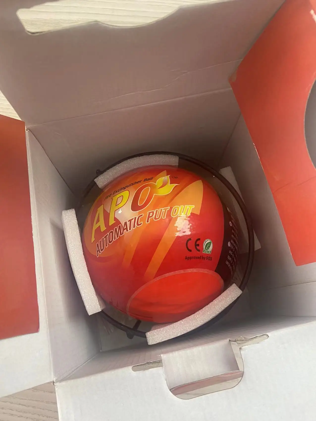 1.3kg Car Abc Dry Powder Fireball Ce Approved Fire Ball Extinguisher ...