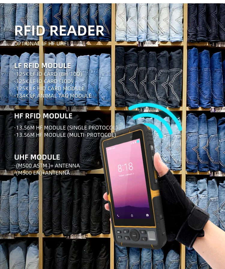 Hugerock T60 Industrial Rugged Android 13 Tablet Pc 8+128gb Handheld Pda With 1d/2d Barcode ...